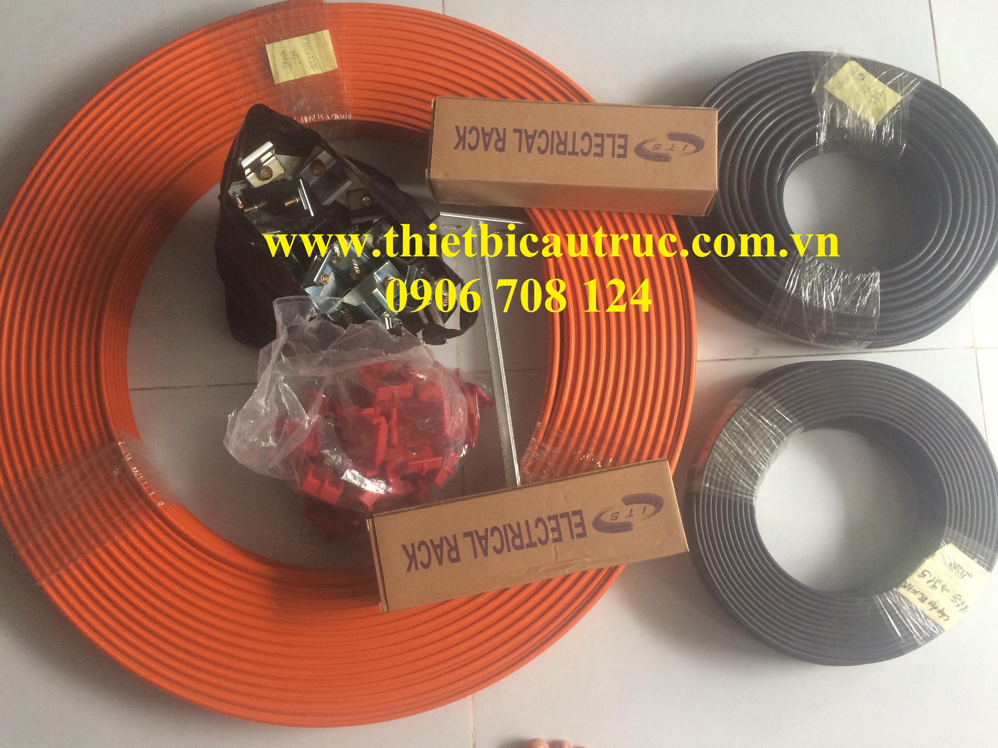 Ray điện an toàn cầu trục 4P-50A